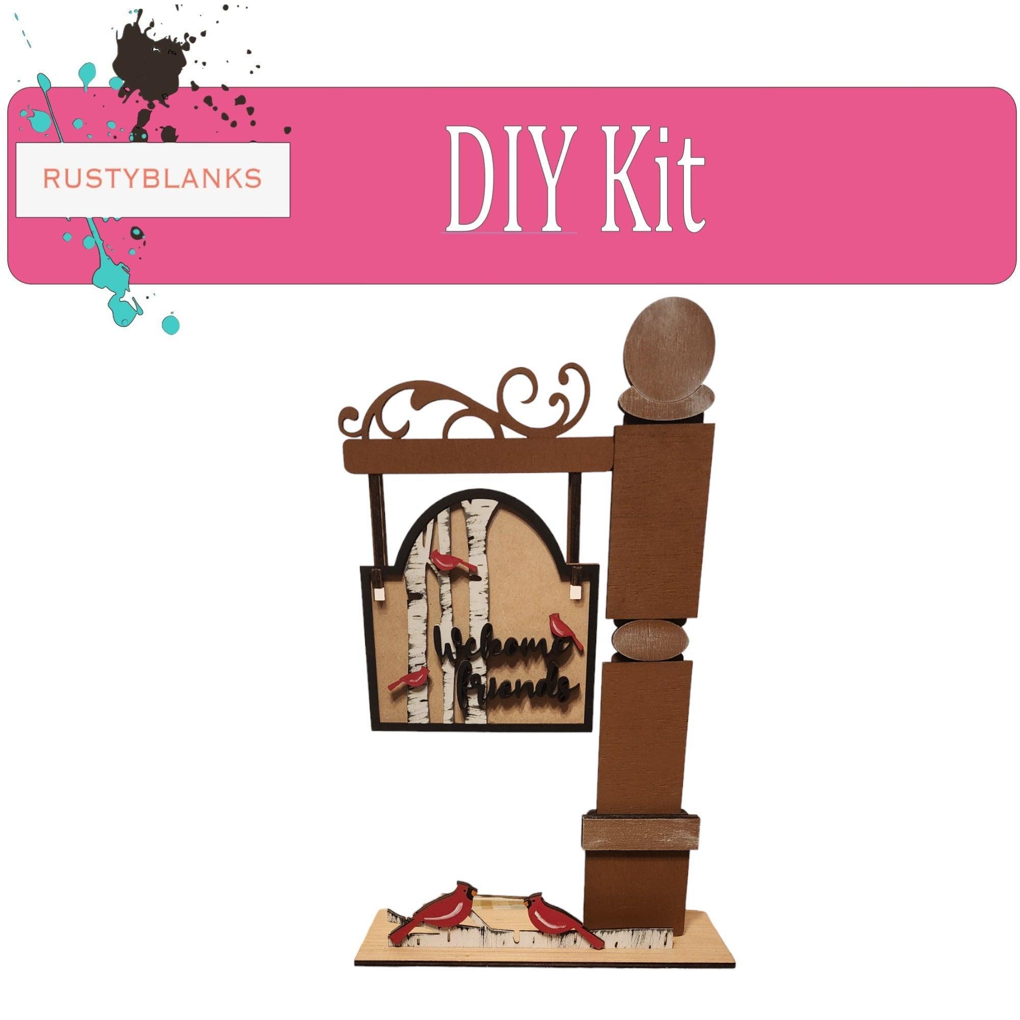 Welcome Friends Sign and Insert for our Interchangeable Mini Post ...