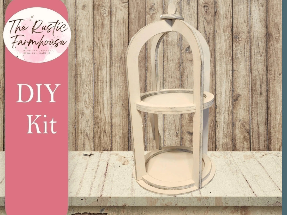 DIY Rustic two shelf Tiered Tray – RusticFarmhouseDecor