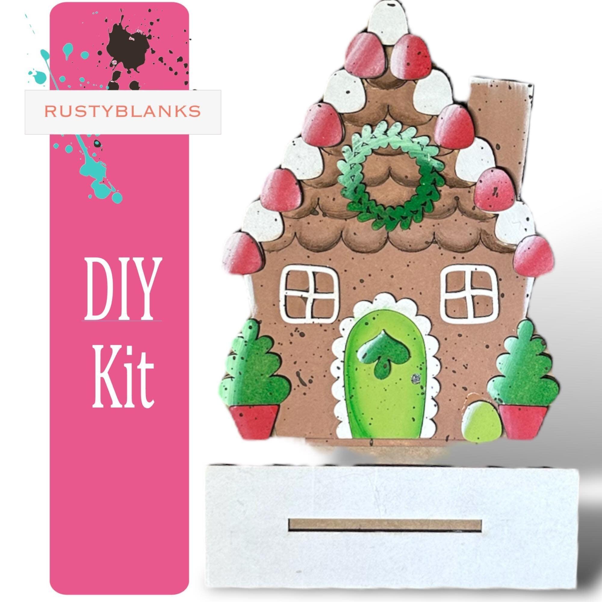 Gingerbread Standing Houses for Christmas Village – RusticFarmhouseDecor